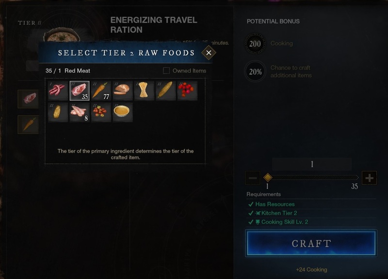 New World Cooking Guide - StudioLoot